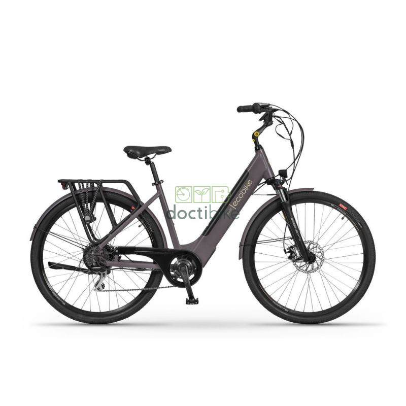 Ecobike X-City Coffee 19" electric bike - 522Wh or 630Wh battery