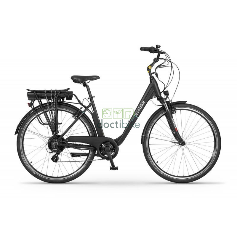 Ecobike Traffic Black 19" electric bike - Battery 417.6Wh, 522Wh or 630Wh