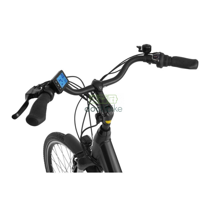 Ecobike Traffic Black 19" electric bike - Battery 417.6Wh, 522Wh or 630Wh