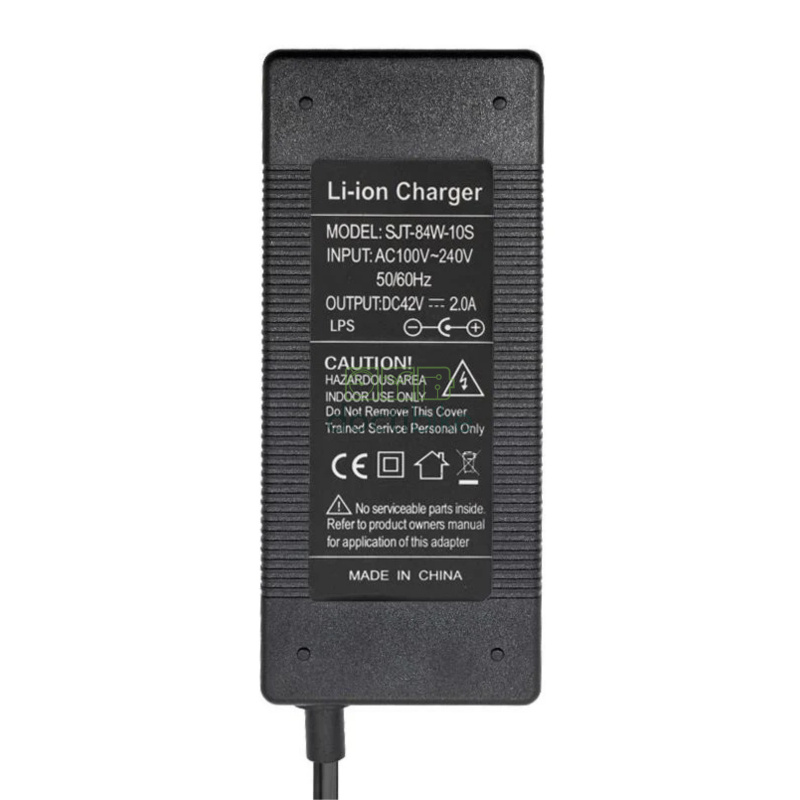 Chargeur 36V (sortie 42v) 2A DC connecteur 5.5x2,5mm pour Cecotec Ousider/Bongo série A