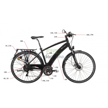 BH Neo Nitro City 48V 500Wh accu